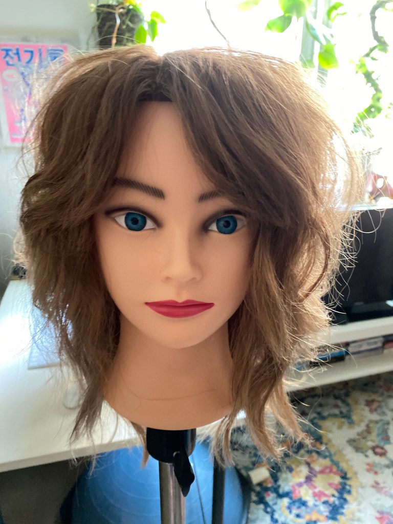 Hand Styled Fringe Tutorial + Ironed Waves : Friseur NYC